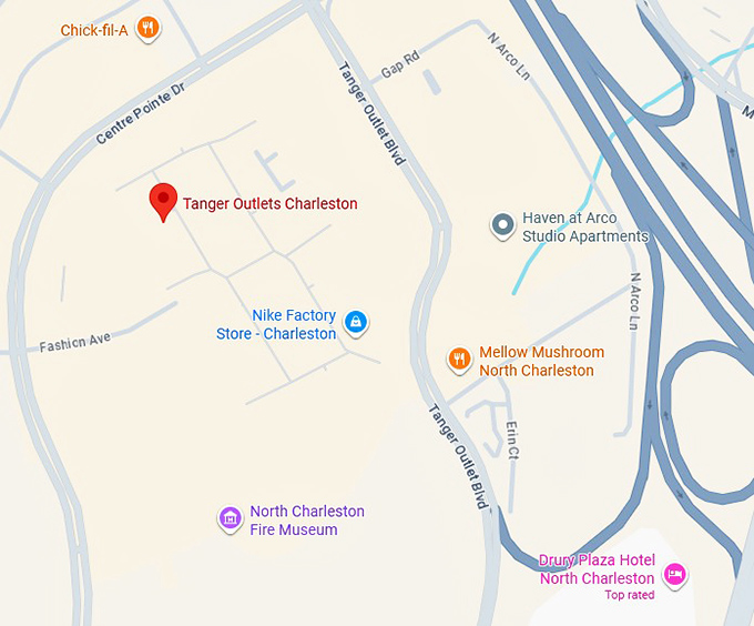 16. tanger outlets charleston map