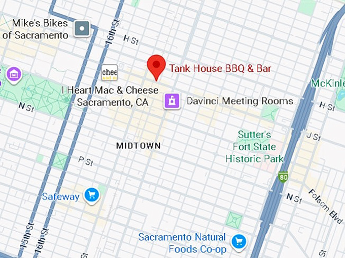 16. tank house bbq & bar map