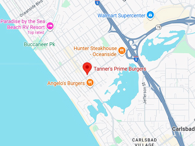 16. tanner&rsquo;s prime burgers map