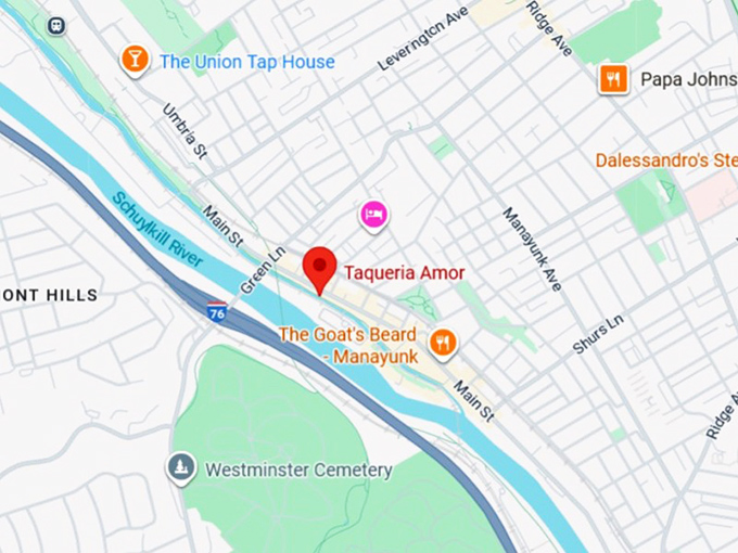 16. taqueria amor map