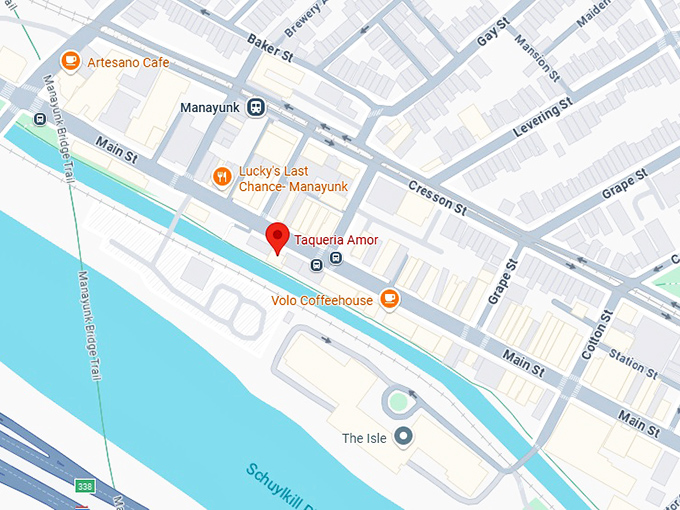 16. taqueria amor map