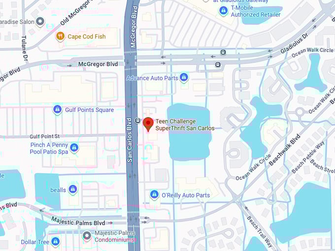 16. teen challenge superthrift san carlos map