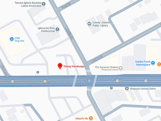 16. telway hamburgers map