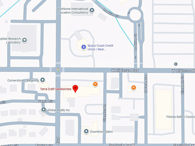 16. terra craft sandwiches map