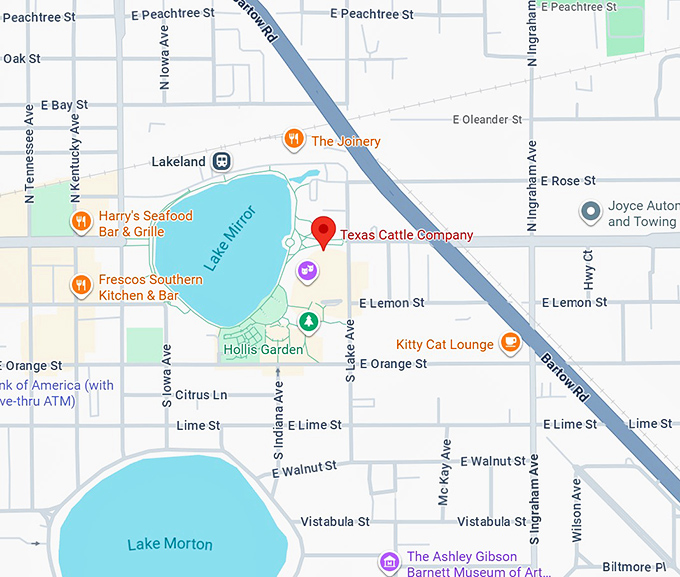 texas cattle company map