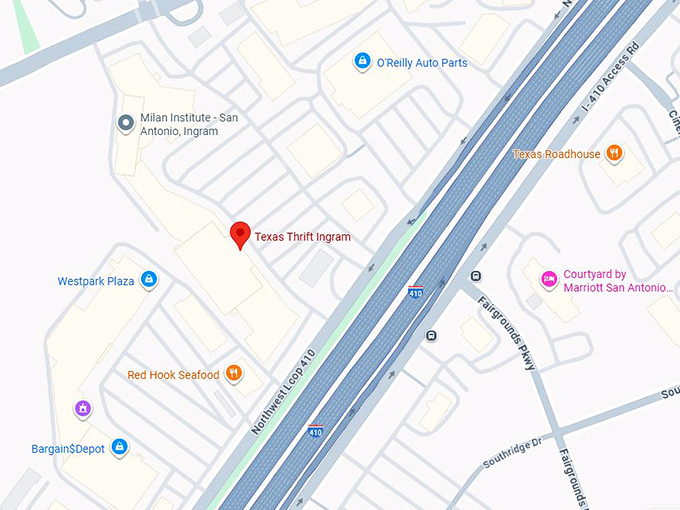 texas thrift ingram map