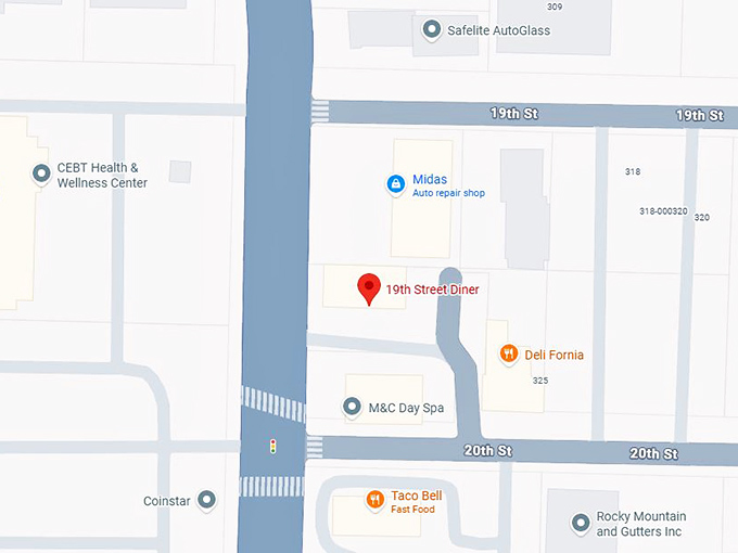 16. the 19th street diner map