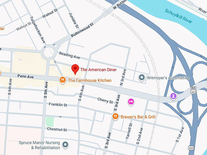 16. the american diner map