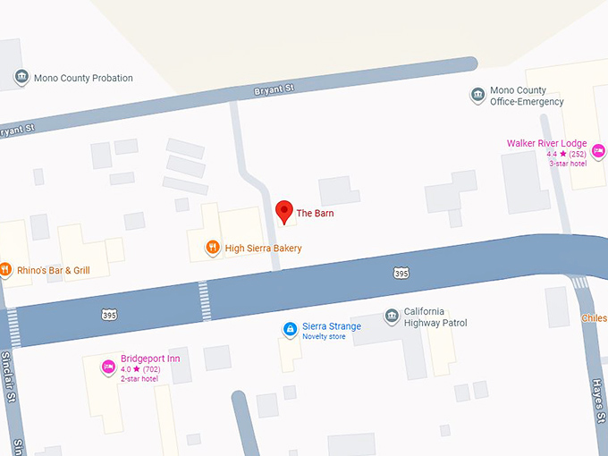 the barn map