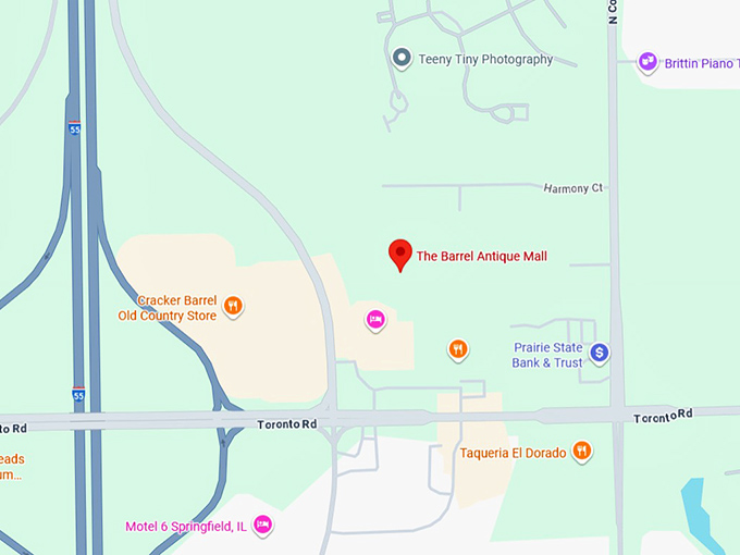 16. the barrel antique mall map