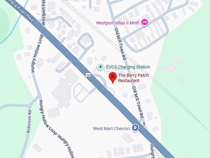 16. the berry patch restaurant map