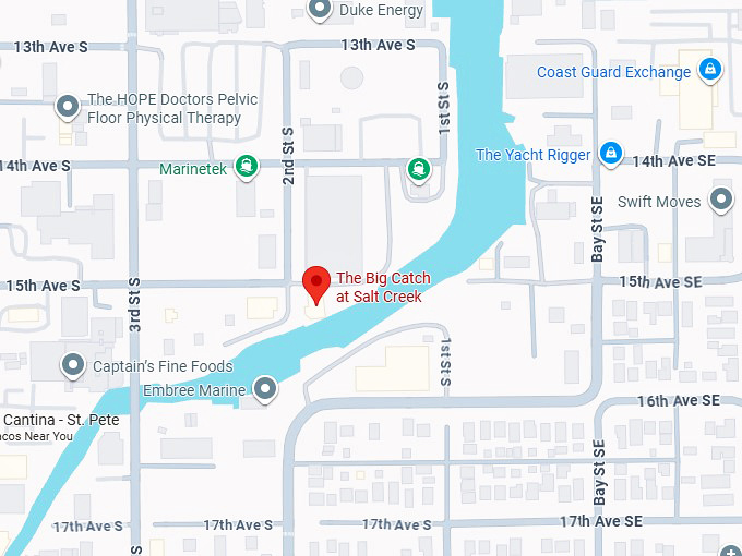 16. the big catch at salt creek map