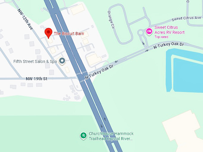 16. the biscuit barn map