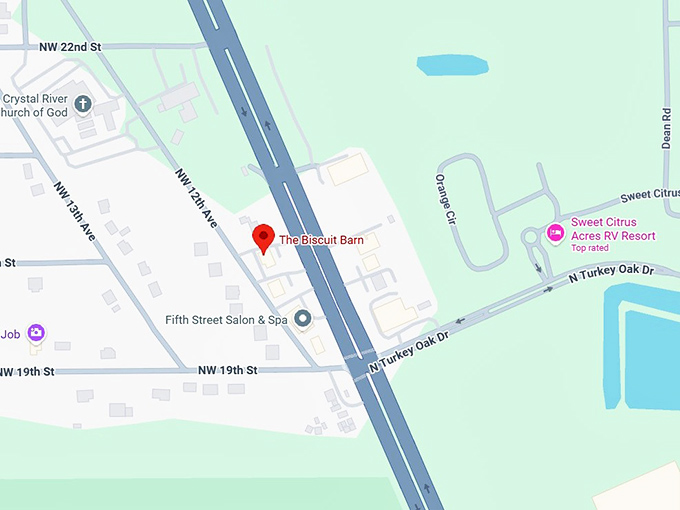 16. the biscuit barn map