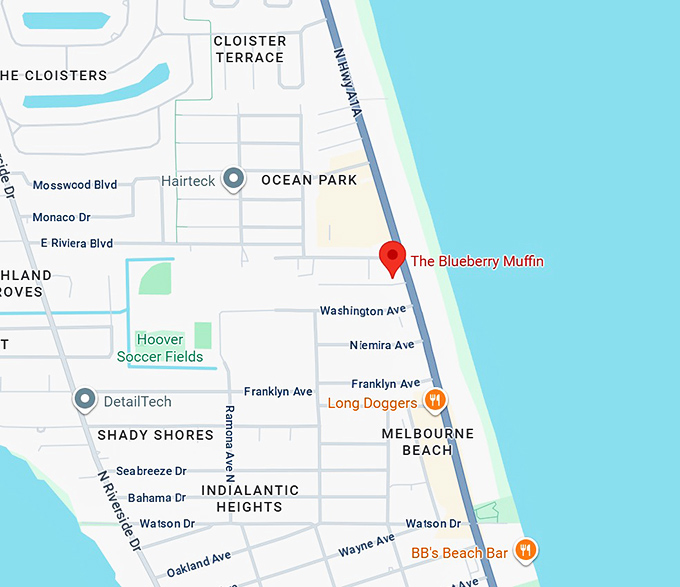 16. the blueberry muffin map