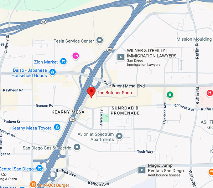 16. the butcher shop map