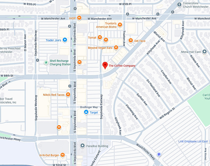 16. the coffee company map