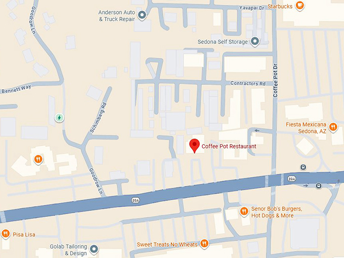 16. the coffee pot restaurant map