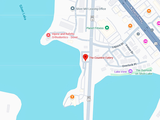 16. the countrie eatery map