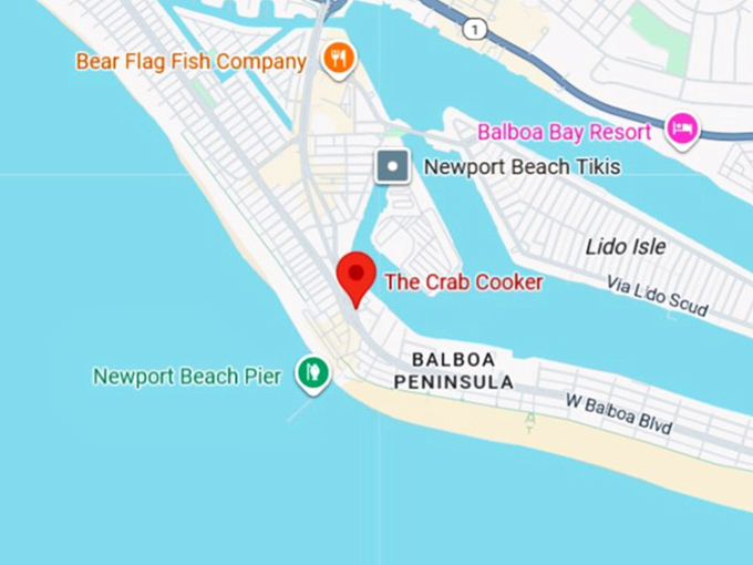 16. the crab cooker map