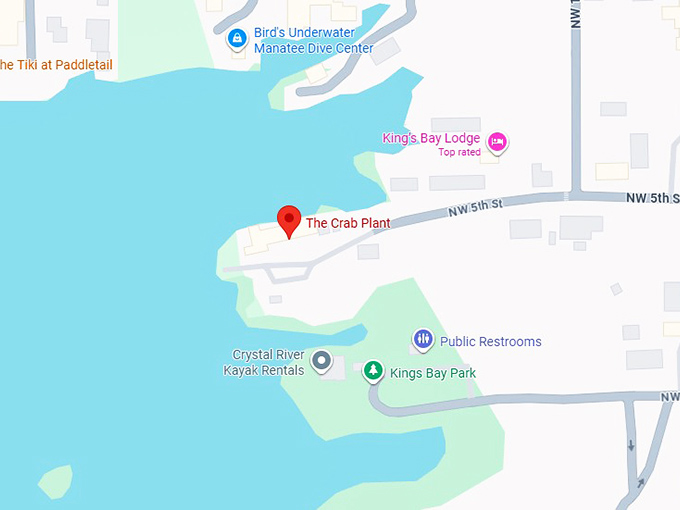 16. the crab plant map