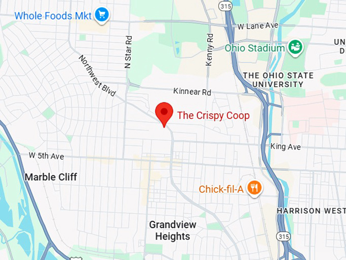 16. the crispy coop map