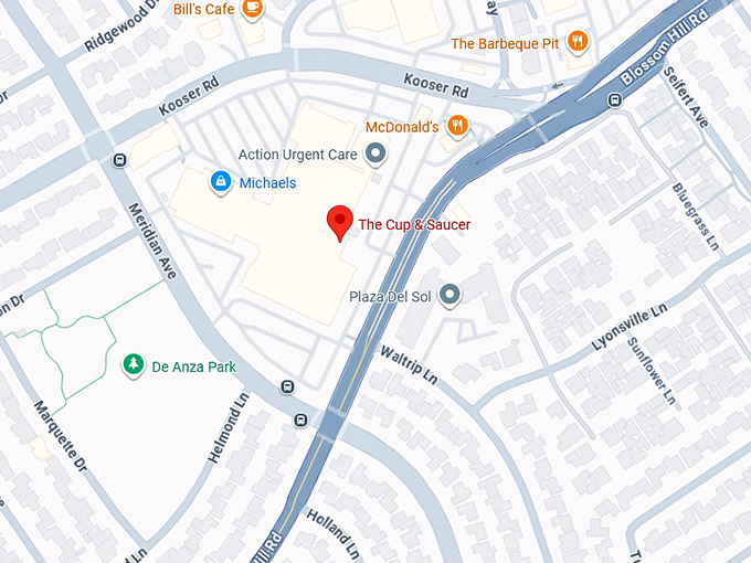 16. the cup & saucer map