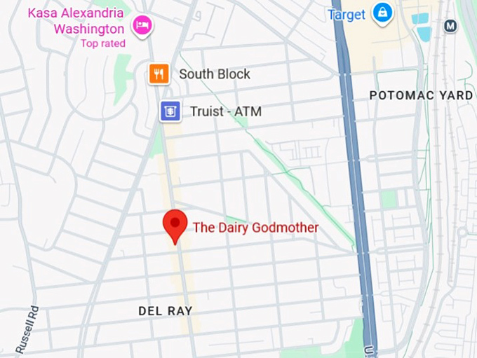 16. the dairy godmother map