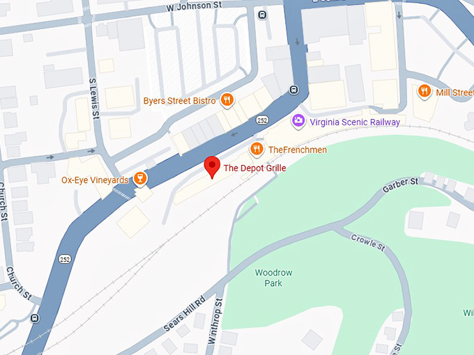 16. the depot grille map