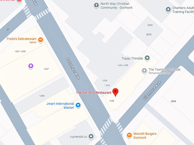 16. the dor stop restaurant map