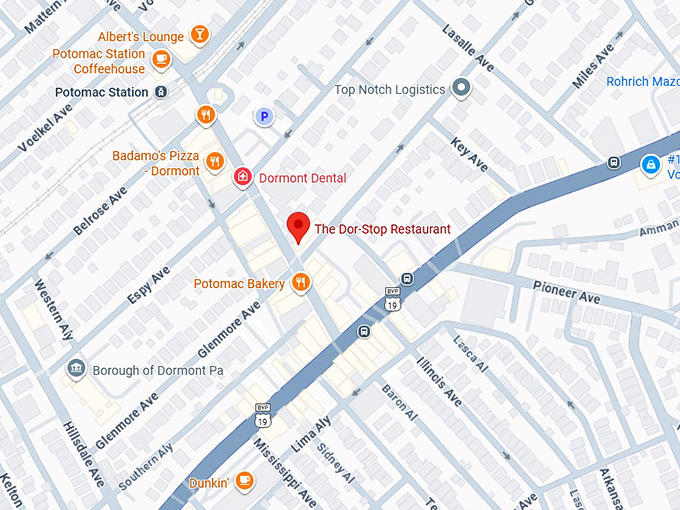 16. the dor stop restaurant map