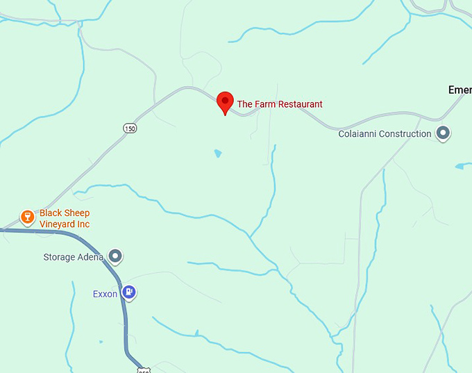 16. the farm restaurant map