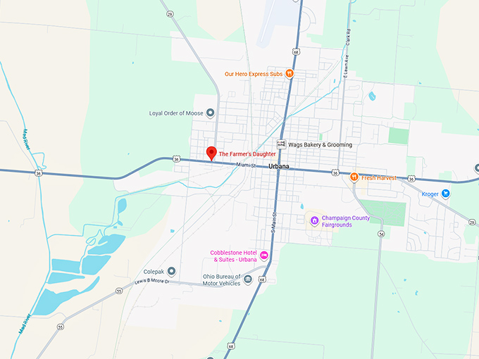 16. the farmer's daughter map
