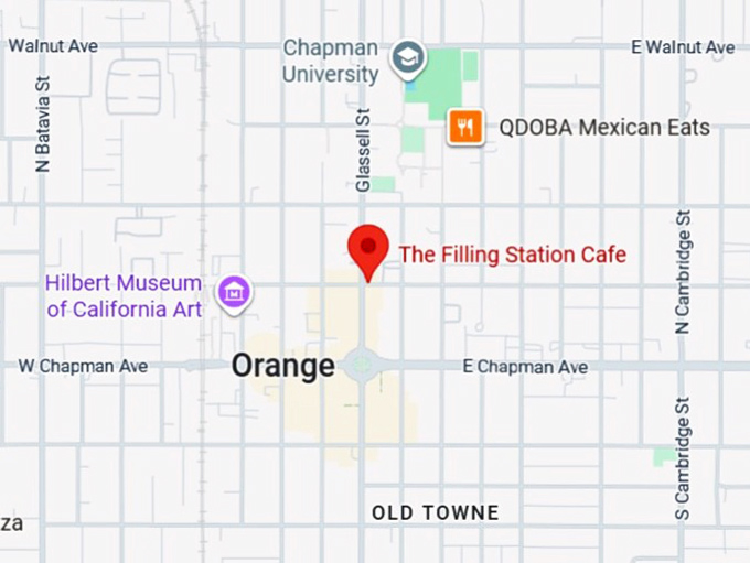 16. the filling station cafe map
