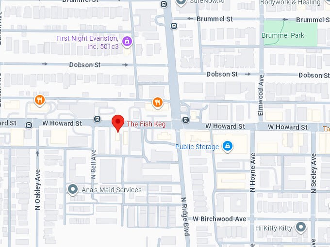 16. the fish keg map