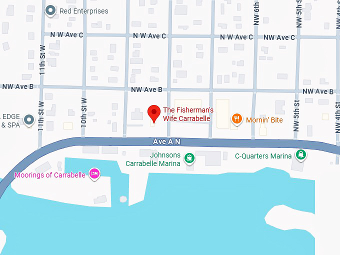 16. the fisherman's wife carrabelle map