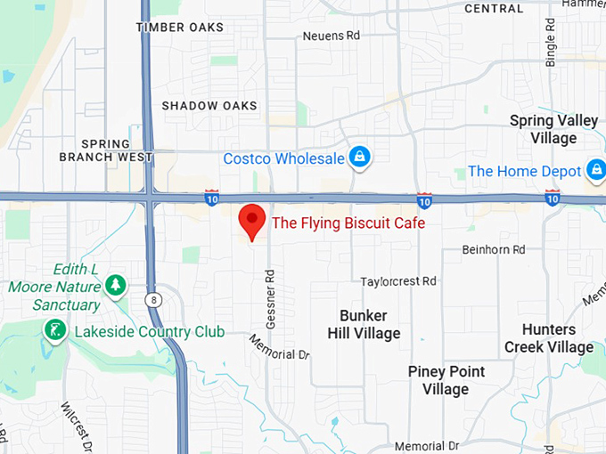 16. the flying biscuit cafe map
