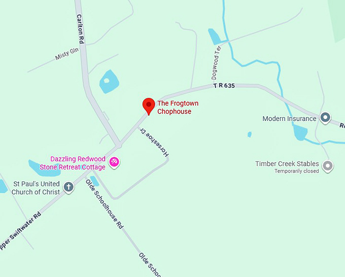 16. the frogtown chophouse map