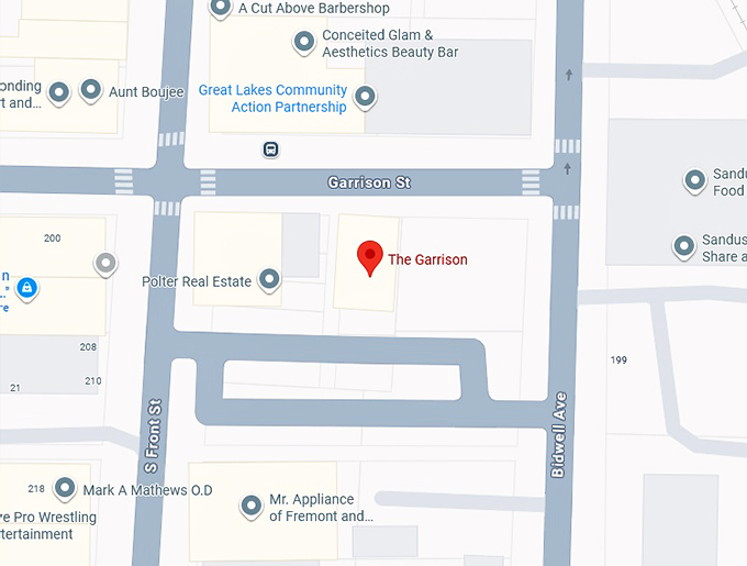 16. the garrison map