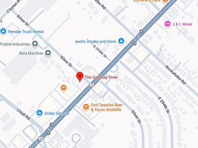 16. the gateway diner map