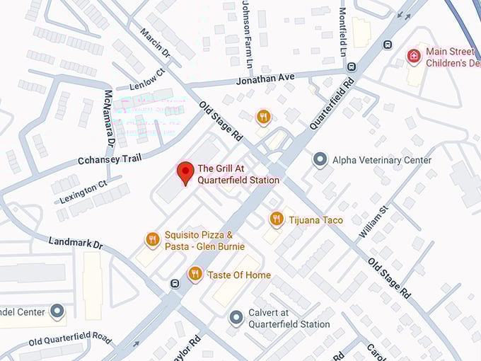 16. the grill at quarterfield station map