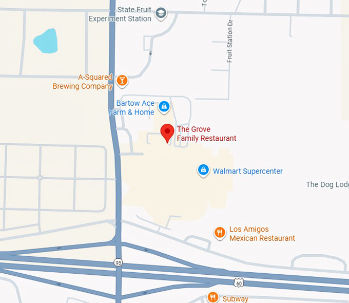 16. the grove family restaurant map