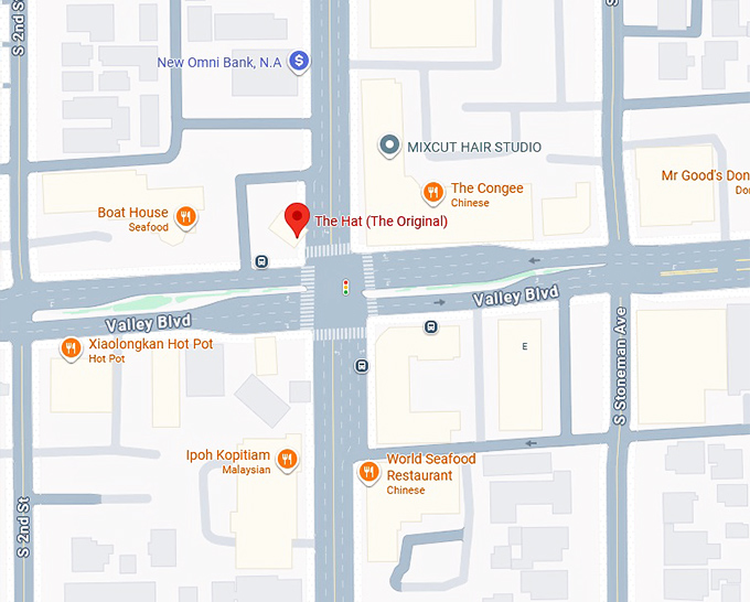 16. the hat (the original) map