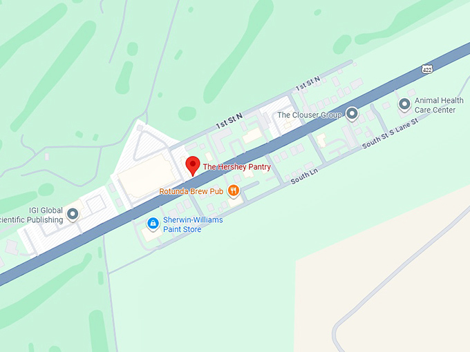 16. the hershey pantry map