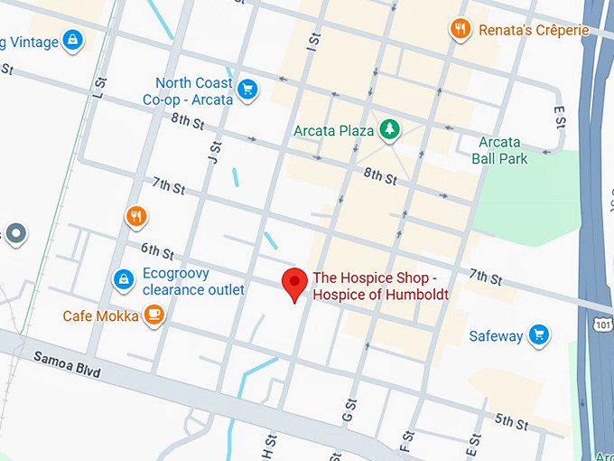 16. the hospice shop hospice of humboldt map