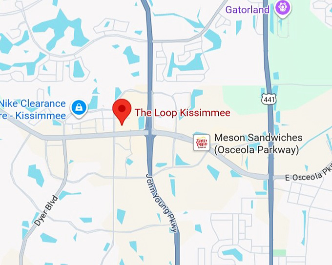 16. the loop kissimmee map