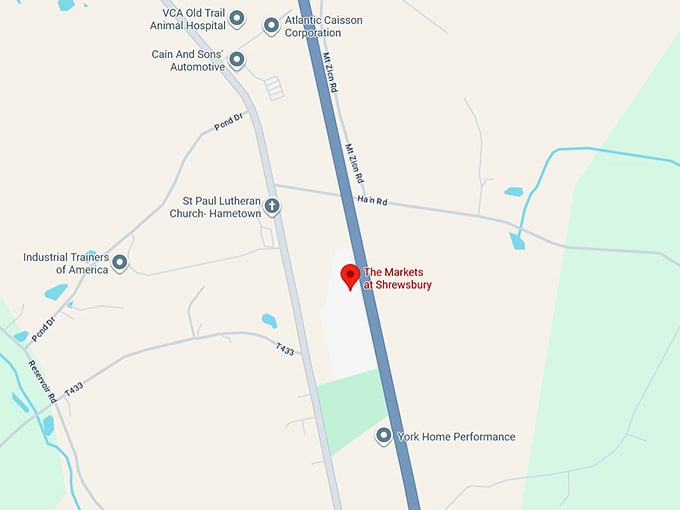 16. the markets at shrewsbury map