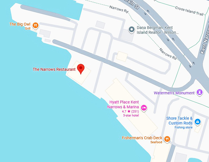 16. the narrows restaurant map