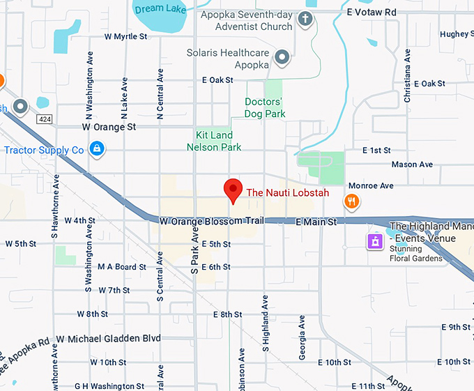 16. the nauti lobstah map