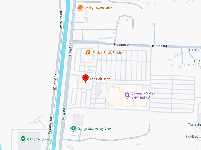 16. the oak barrel map